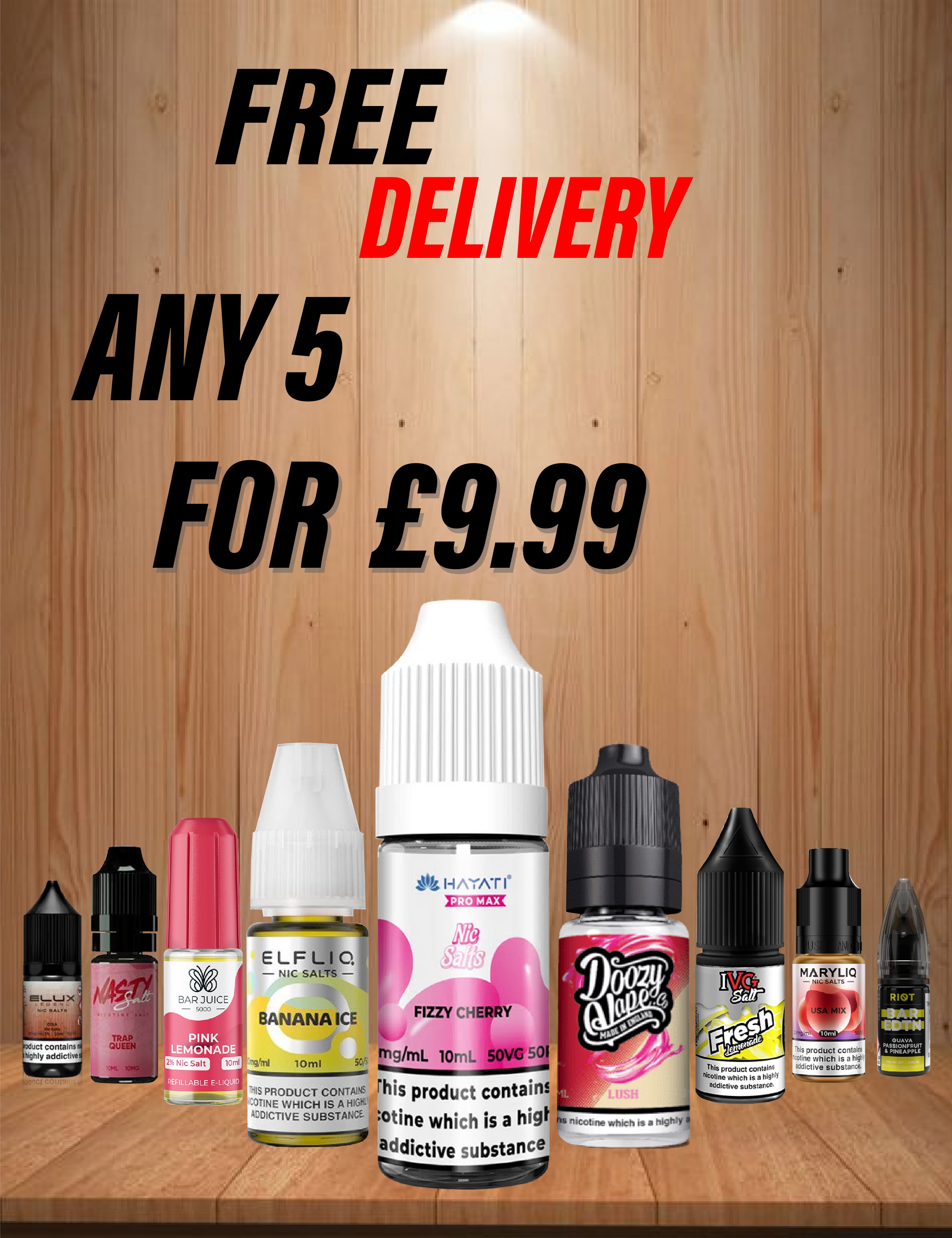 Leading vape supplier with the best deals & free shipping in UK